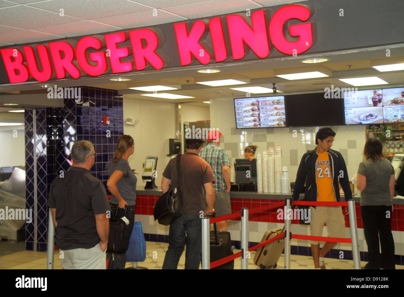 Miami Florida,International Airport,MIA,terminal,gate,Burger King ...