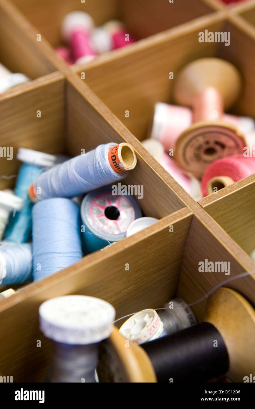 Reel of cotton, Sweden Stock Photo - Alamy