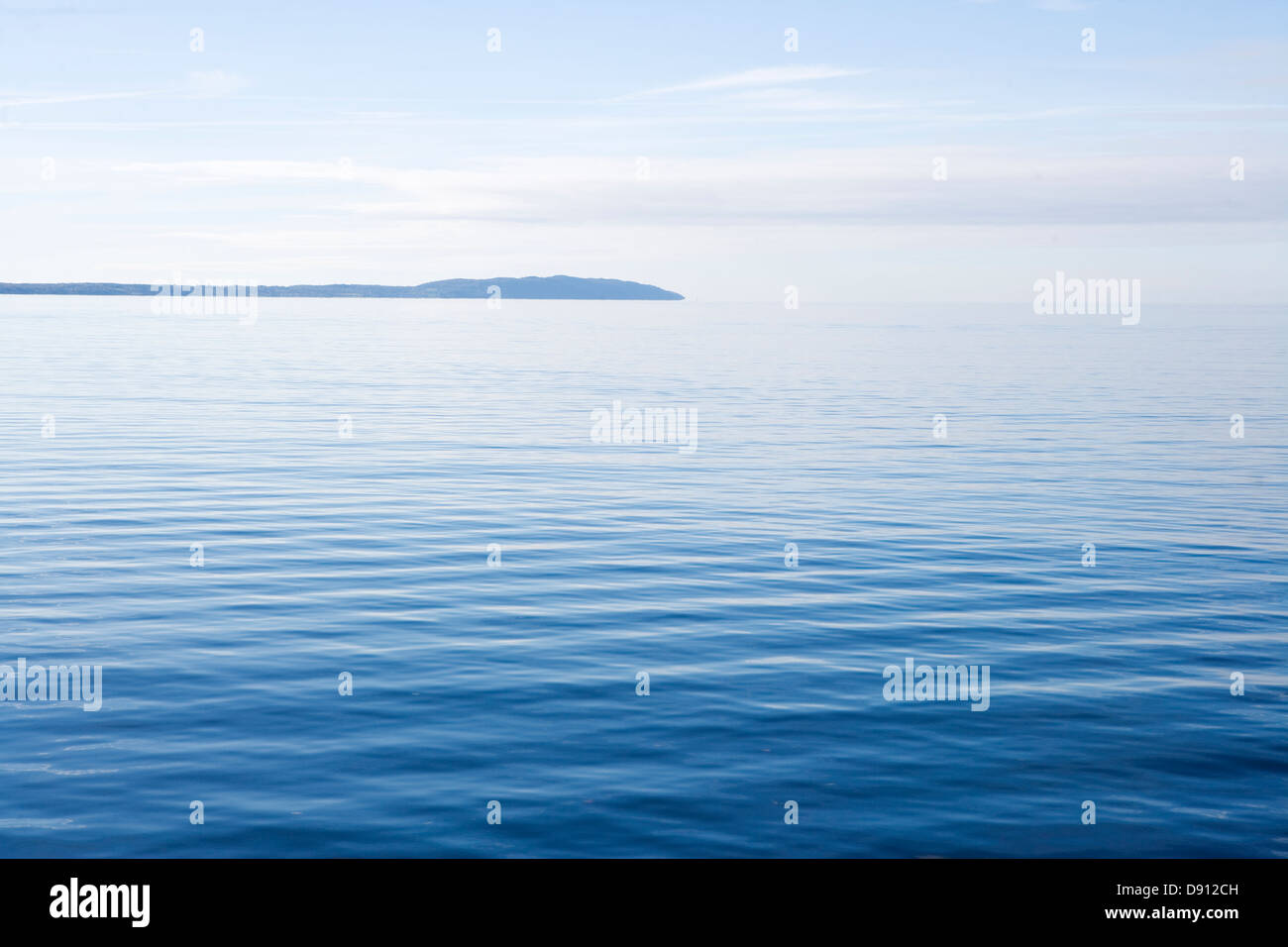 The blue sea, Sweden Stock Photo - Alamy