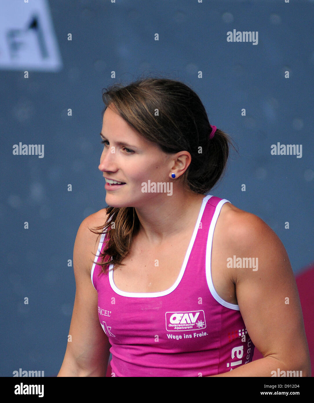 Colorado, USA. June 7, 2013: World top ranked climber, Austria's, Anna ...