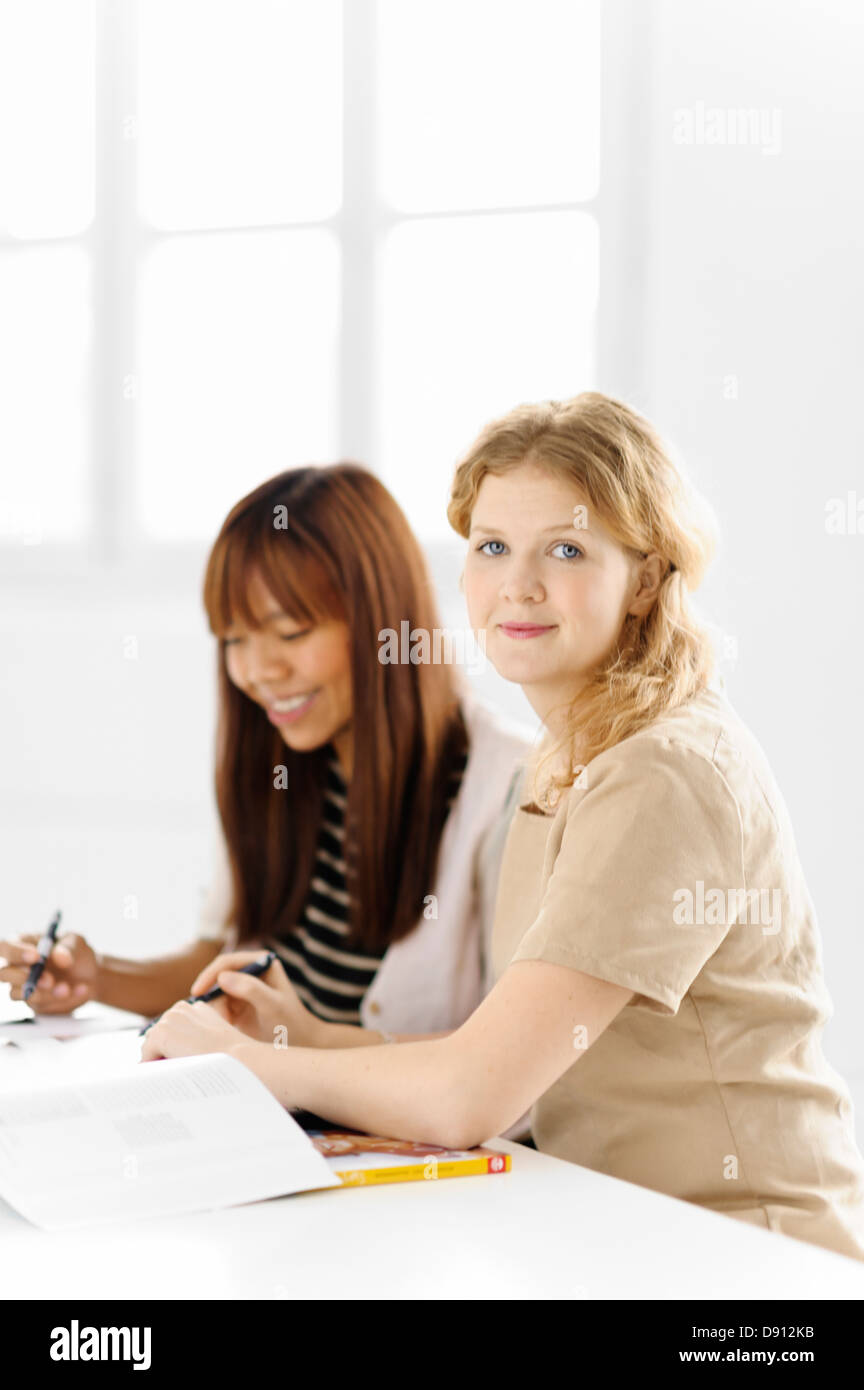 Students on long course hi-res stock photography and images - Alamy