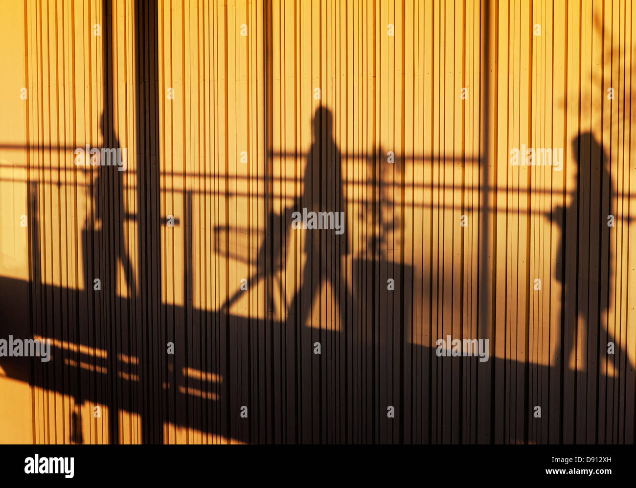 Shadow of people in shopping mall Stock Photo - Alamy
