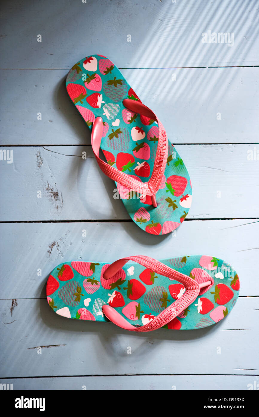 Flip flops summer slippers hi-res stock photography and images - Alamy