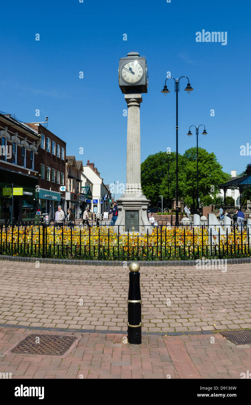 Clock Tower donated by the estate of Henry Benton, a butcher in Cannock ...