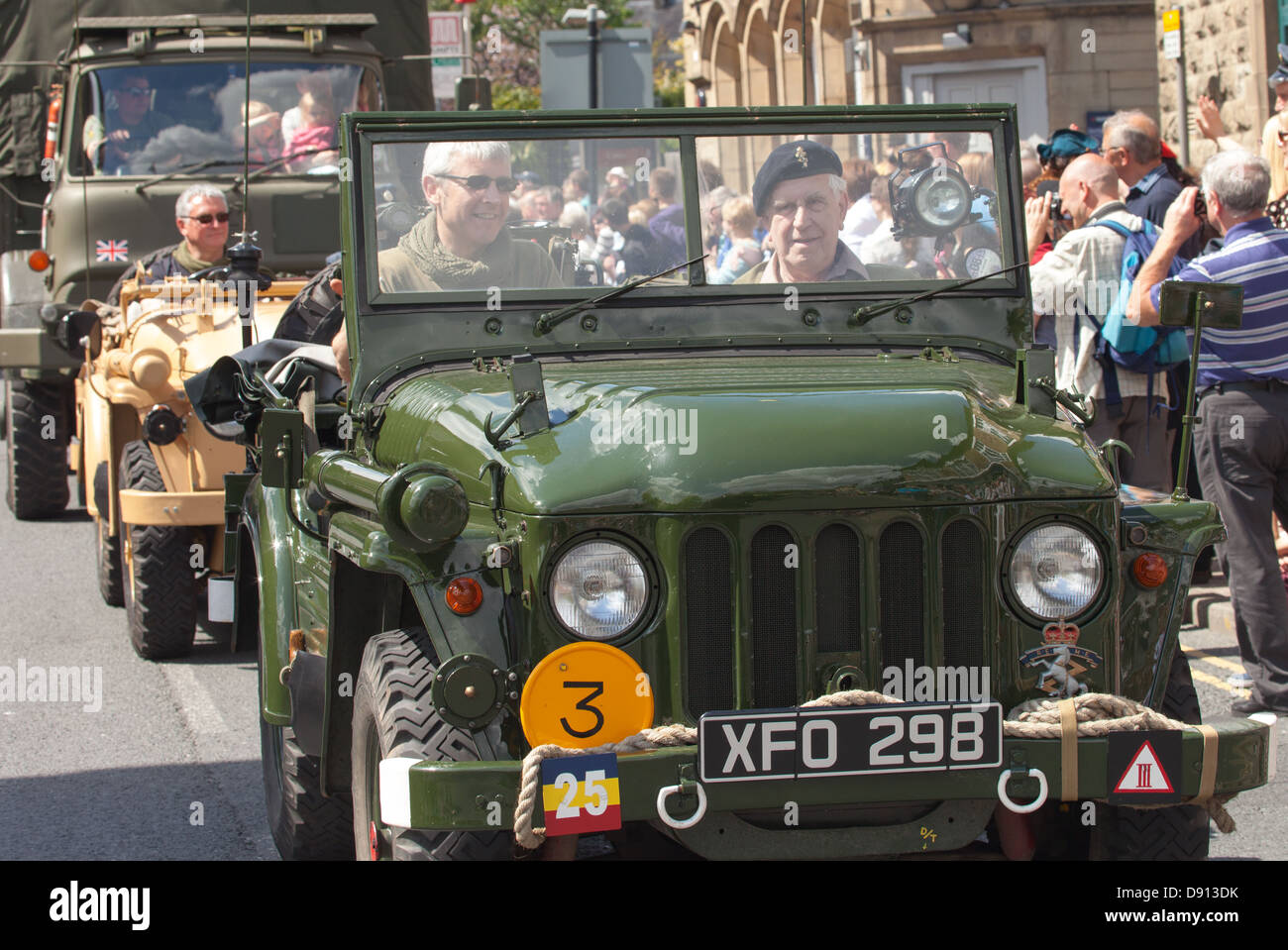 A restored Austin Champ Jeep at the Ramsbottom 1940's War Weekend Stock ...