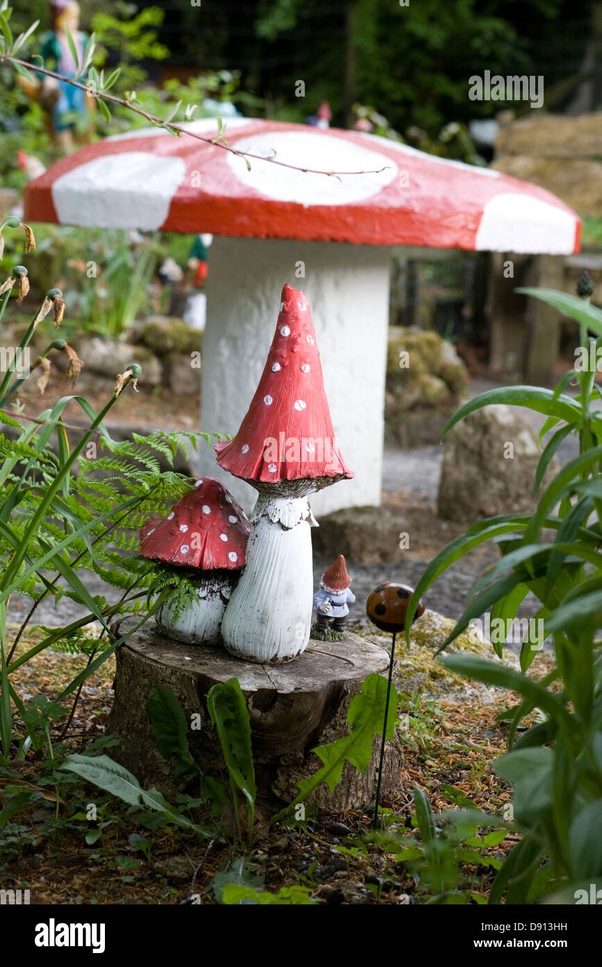 Toadstools in garden hi-res stock photography and images - Alamy