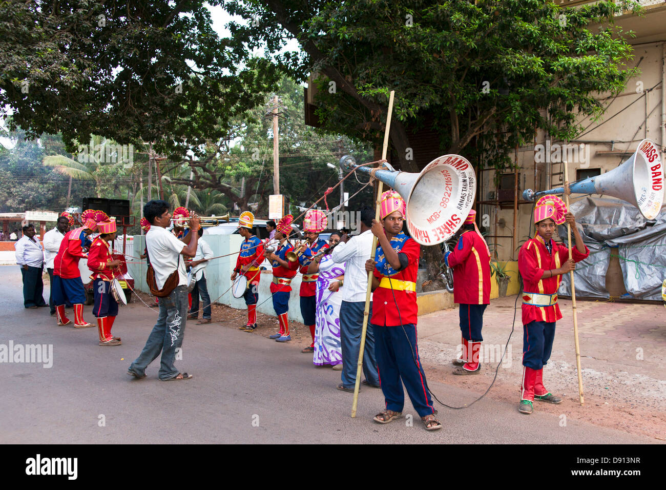 The Hindu festival of Hanuman the monkey god in Arpora, Goa Stock Photo ...