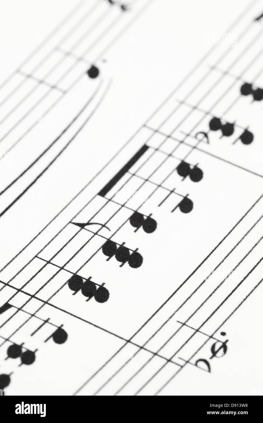 Music close up Stock Photo - Alamy