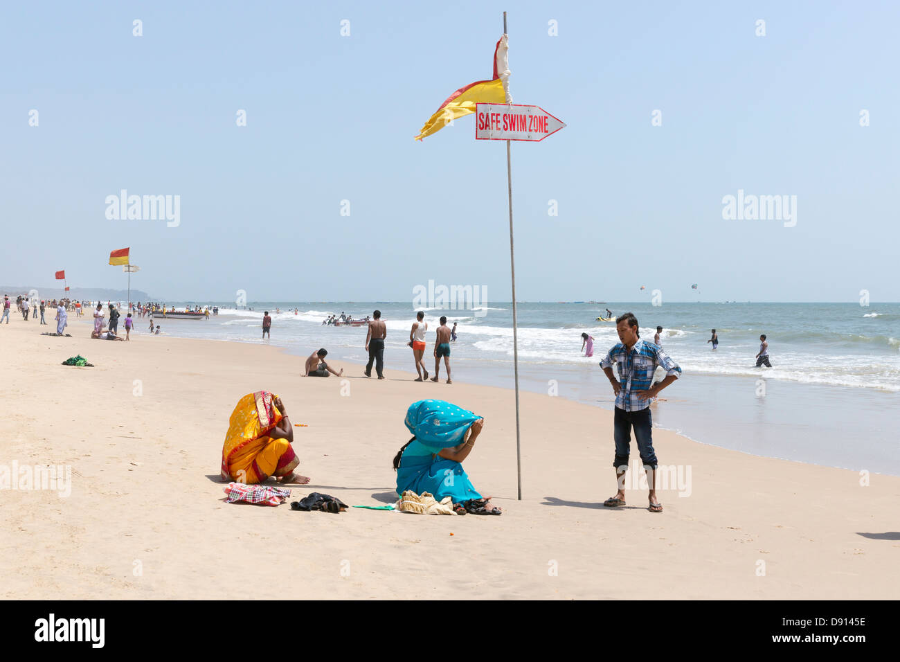 Baga beach, Goa Stock Photo - Alamy