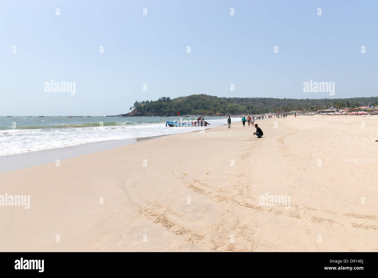 Baga beach, Goa Stock Photo - Alamy