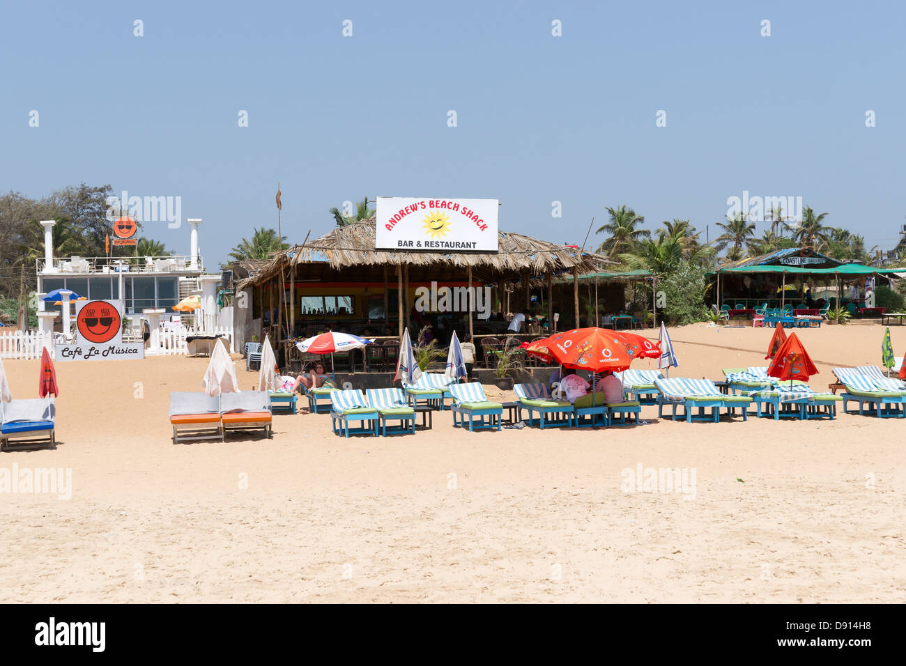 Baga beach, Goa Stock Photo - Alamy