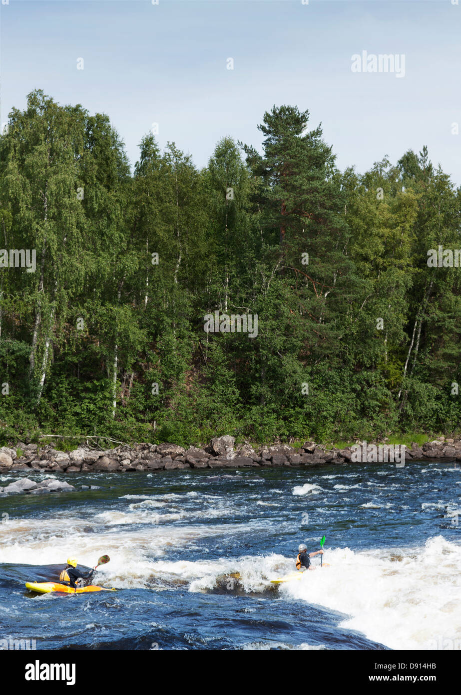 Canoe river sweden hi-res stock photography and images - Alamy