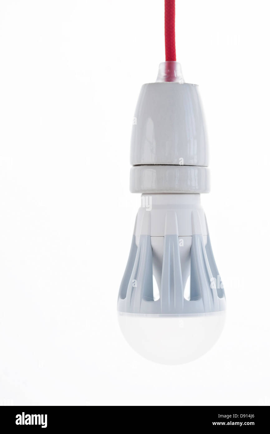 Light bulb on white background, studio shot Stock Photo - Alamy