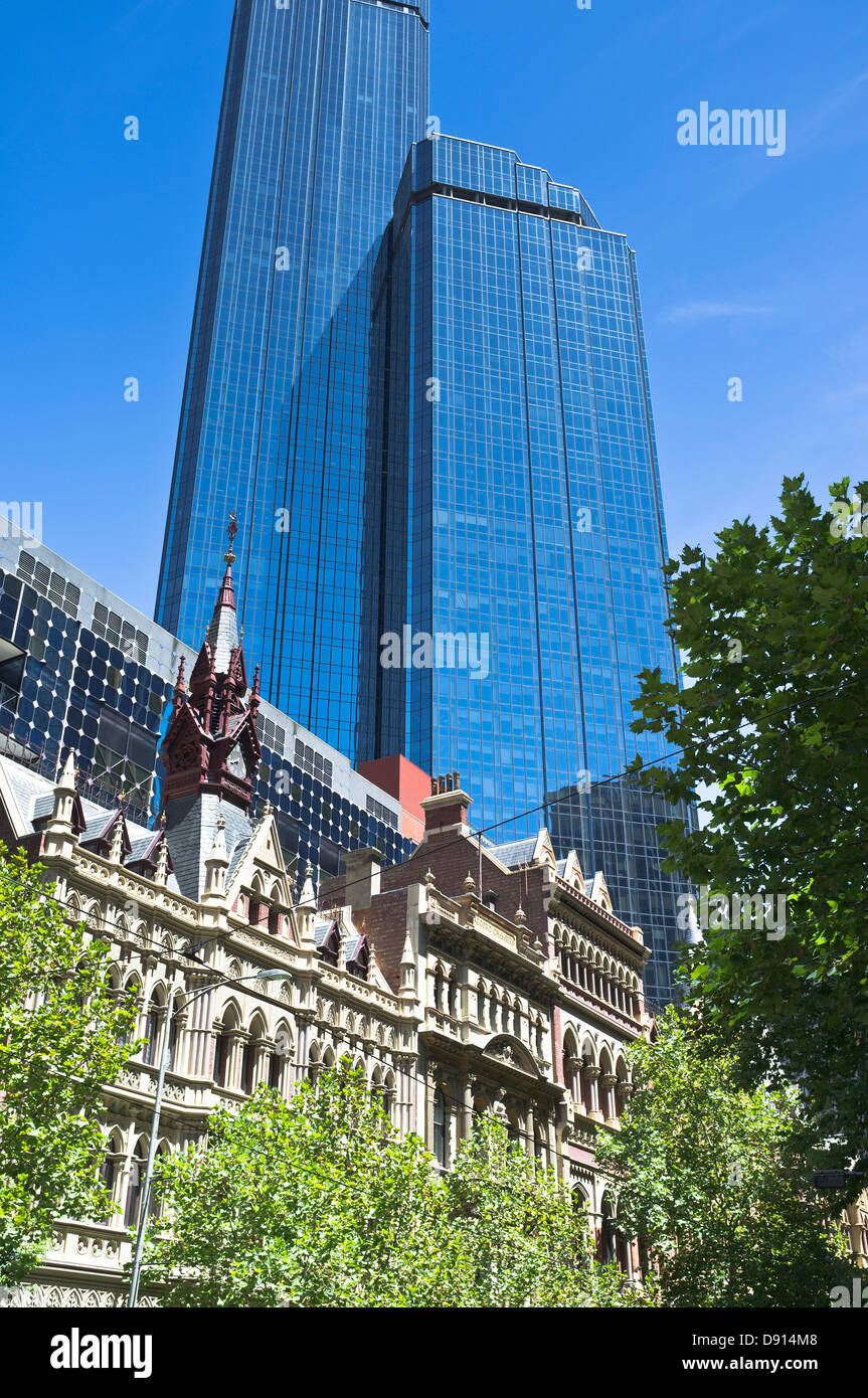 dh MELBOURNE AUSTRALIA New and Old buildings colonial past and ...