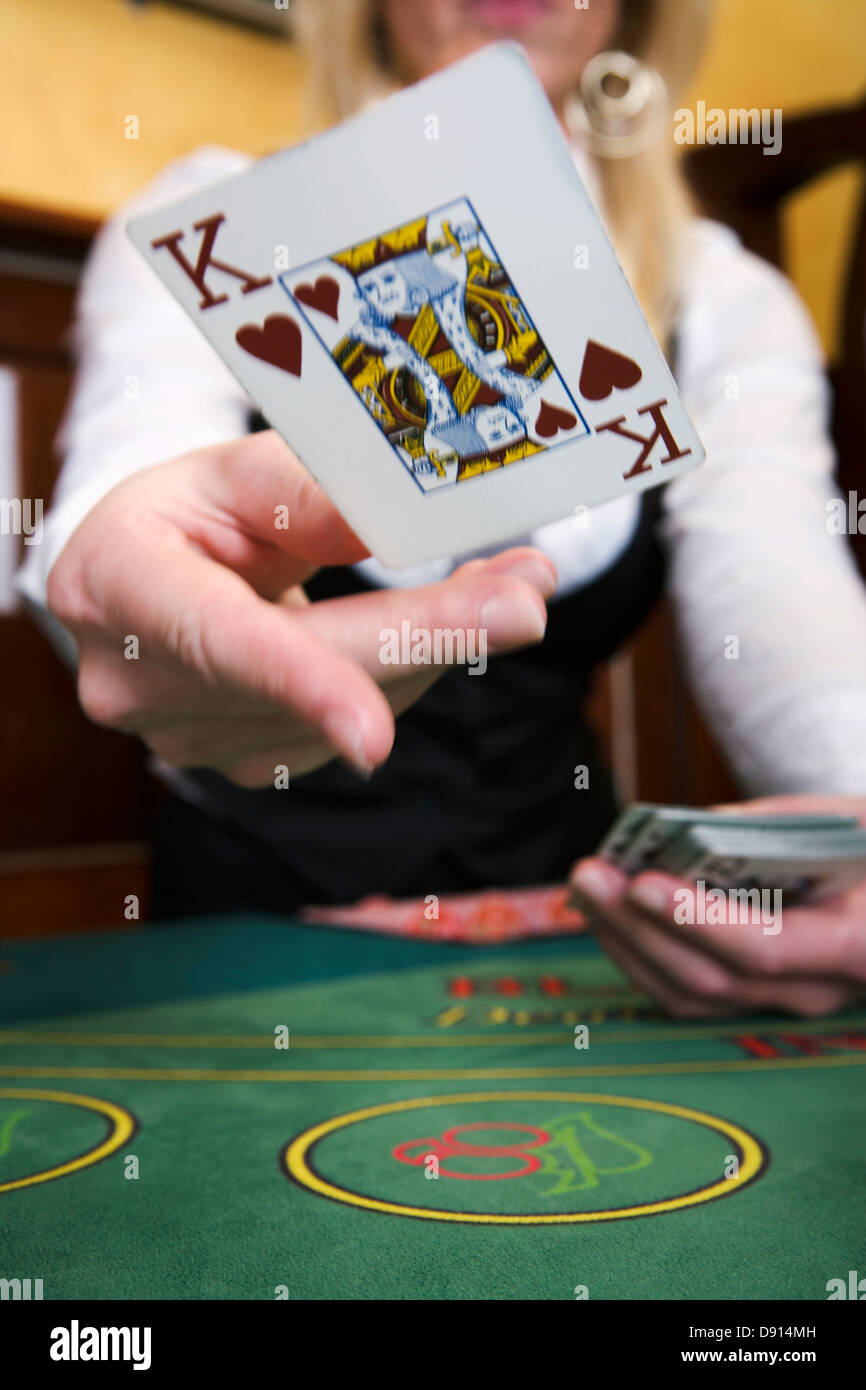 Croupier At Table High Resolution Stock Photography and Images - Alamy