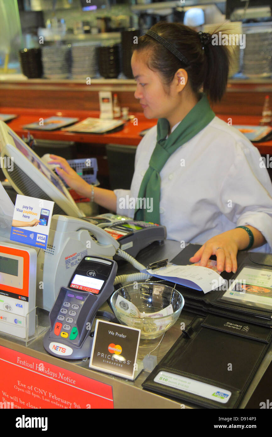 Restaurant inside interior cashier hi-res stock photography and images ...