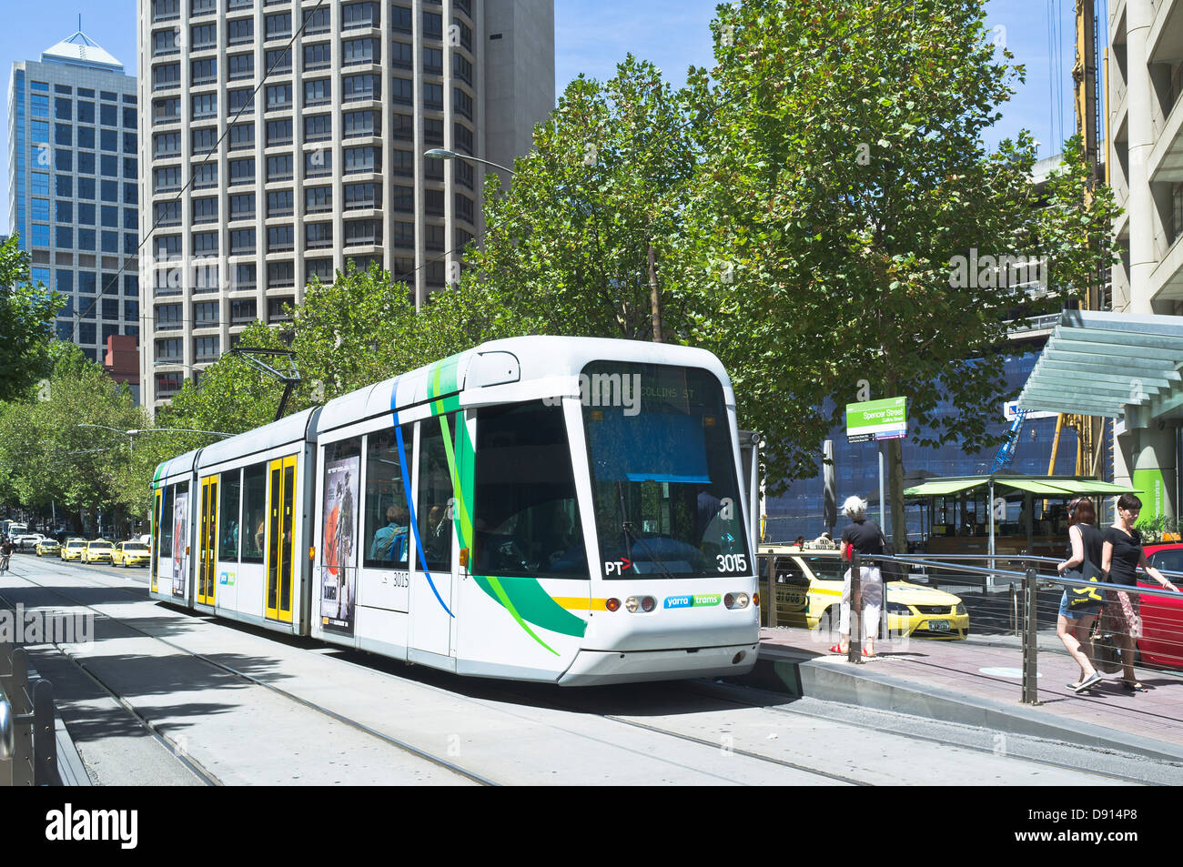 Dh Melbourne Tram Melbourne Australia Yarra Trams Alstom Citadis C Class Tram Modern Trams In
