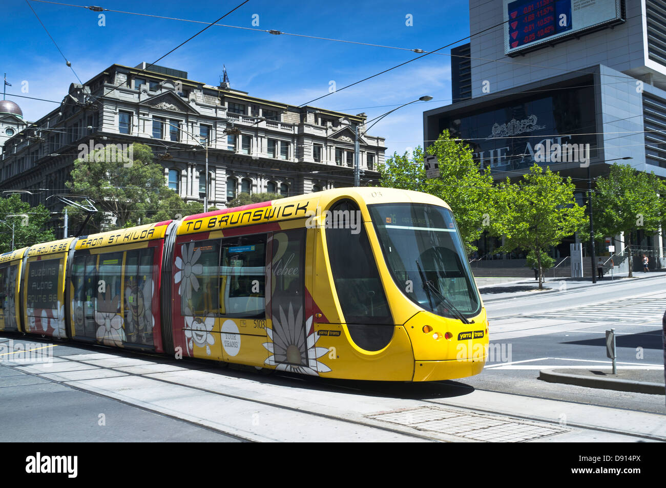 dh Melbourne tram MELBOURNE AUSTRALIA Yarra Trams Alstom Citadis C2 ...