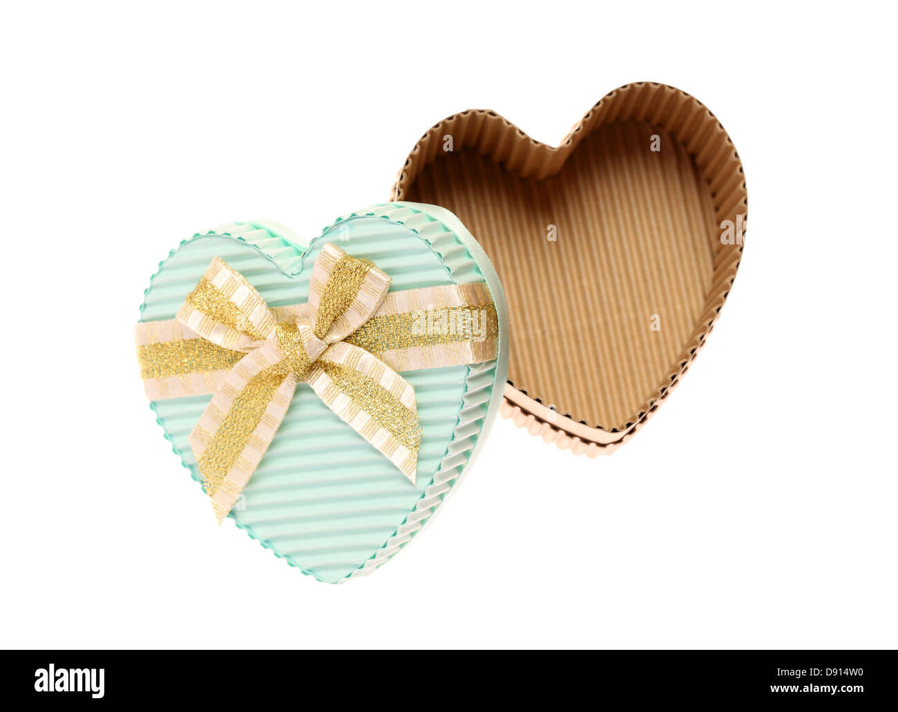 heart shaped empty cardboard box Stock Photo - Alamy