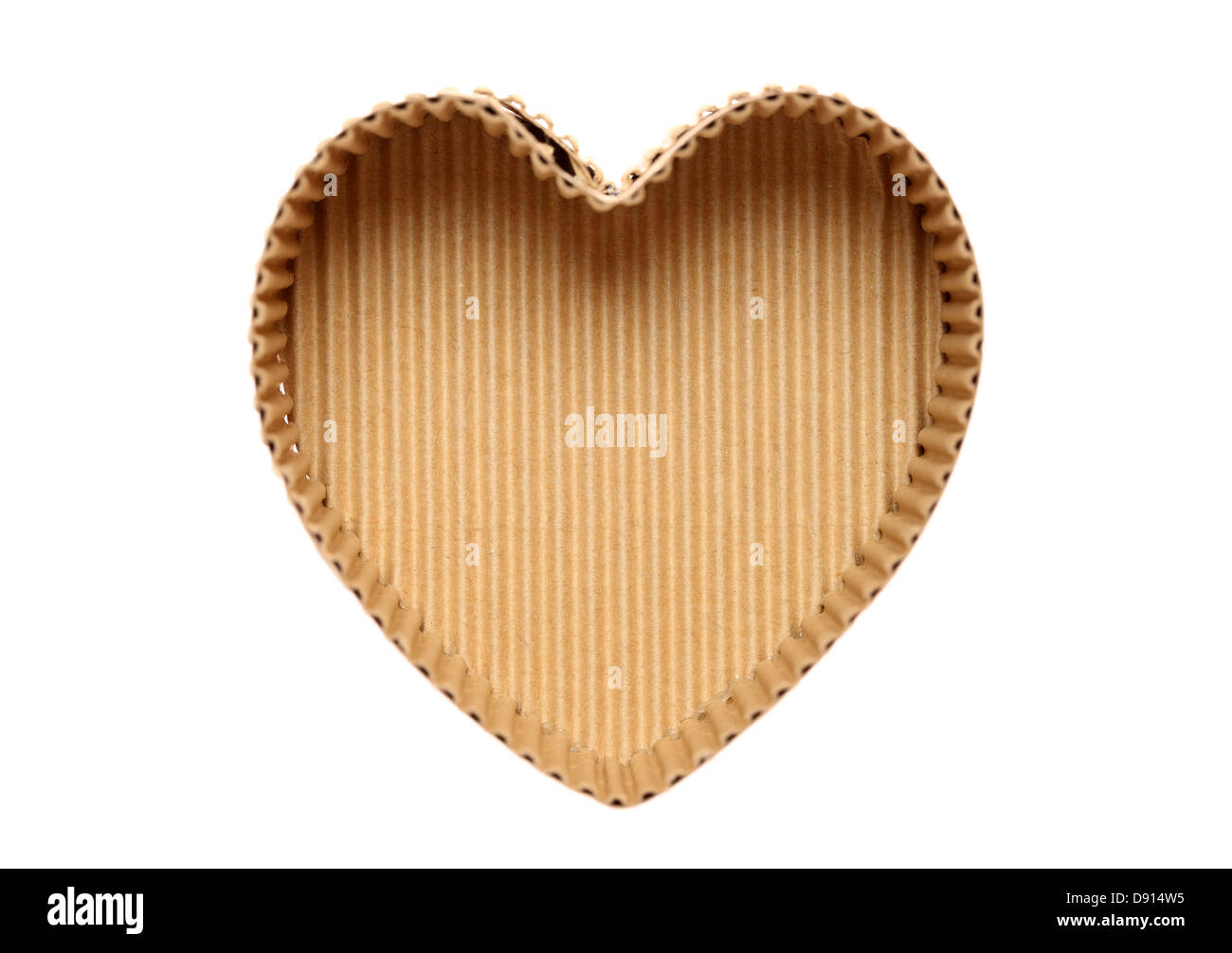 Paper heart box isolated Cut Out Stock Images & Pictures - Alamy