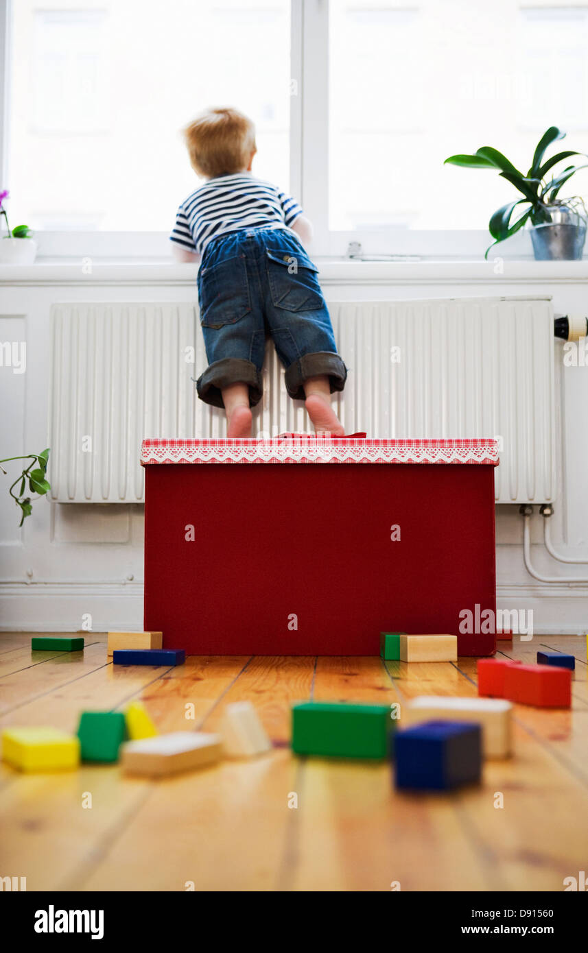 Climbing through window hi-res stock photography and images - Alamy