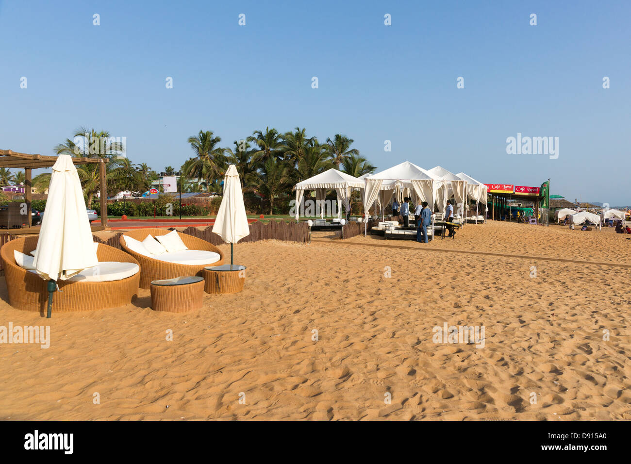 Baga beach, Goa Stock Photo - Alamy