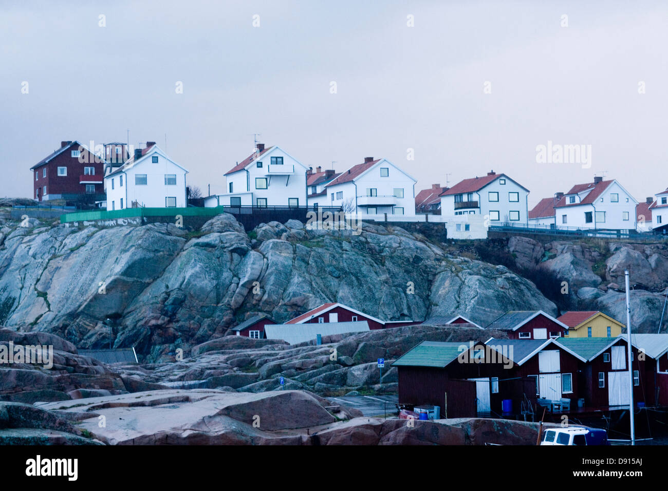 Boathouses smogen bohuslan sweden hi-res stock photography and images ...