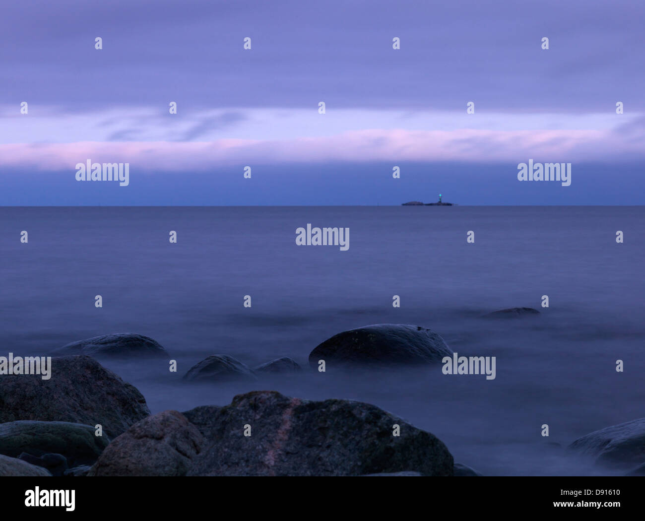 The archipelago at dawn, Vastervik, Sweden Stock Photo - Alamy