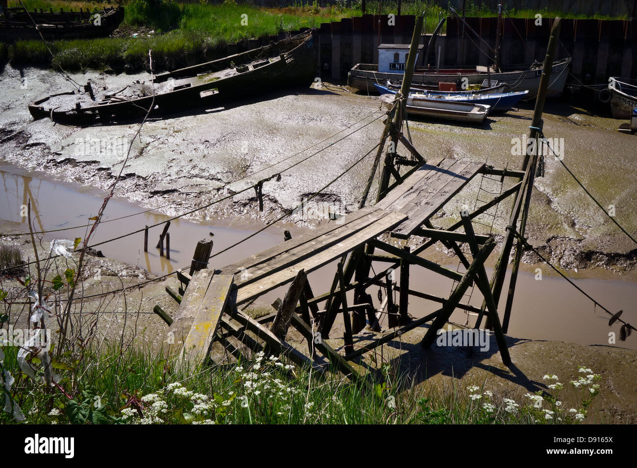 Derelict wrecked fishing boats Fisher Fleet Stock Photo - Alamy