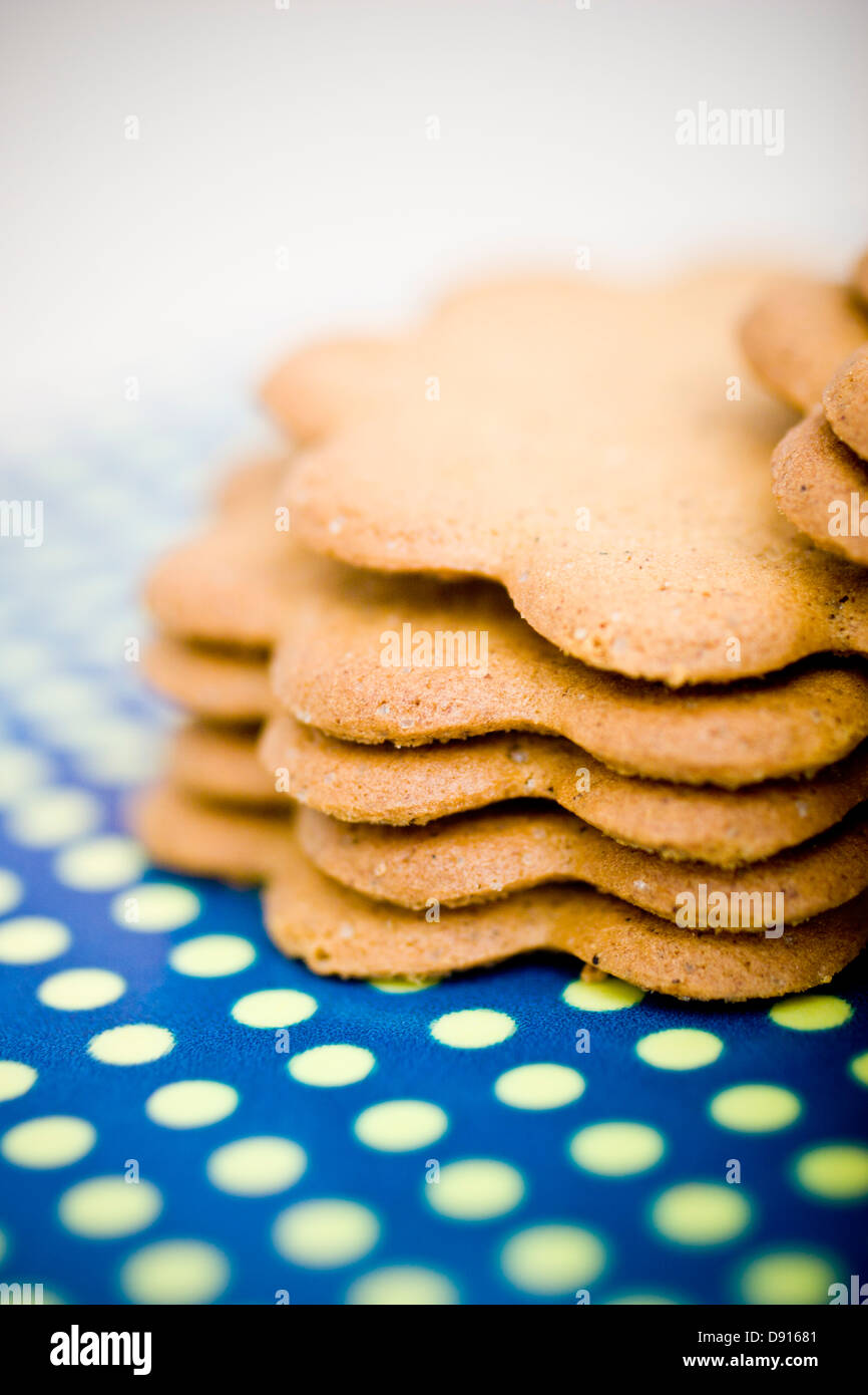 Stack of gingerbread cookies Stock Photo - Alamy