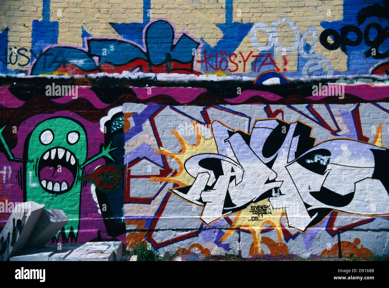 Graffiti sweden hi-res stock photography and images - Alamy