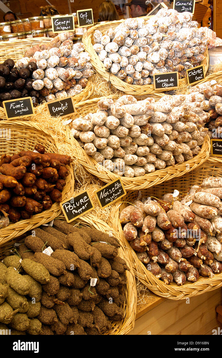 French food in a store, France Stock Photo - Alamy