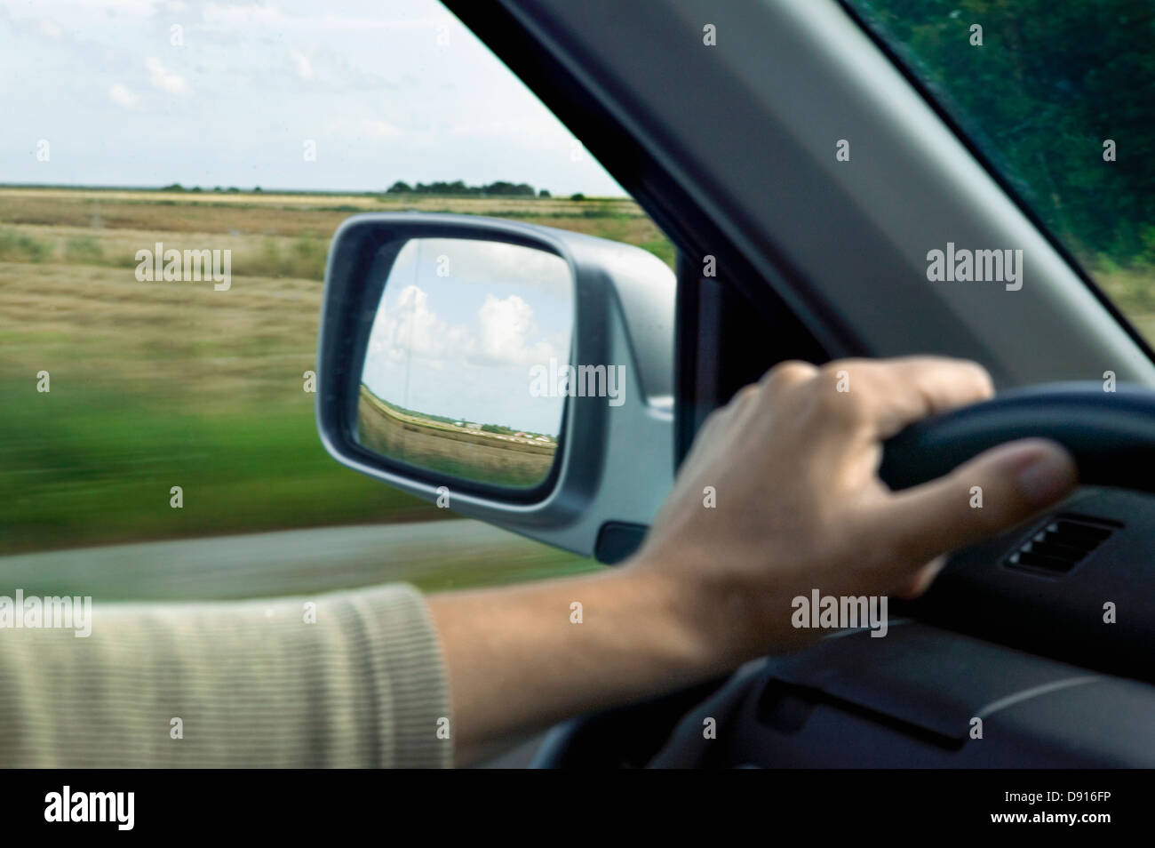 Hand on steering wheel hi-res stock photography and images - Alamy