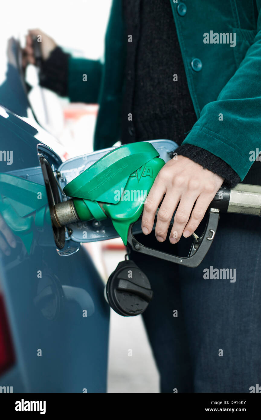 Person filling car with gas hi-res stock photography and images - Alamy