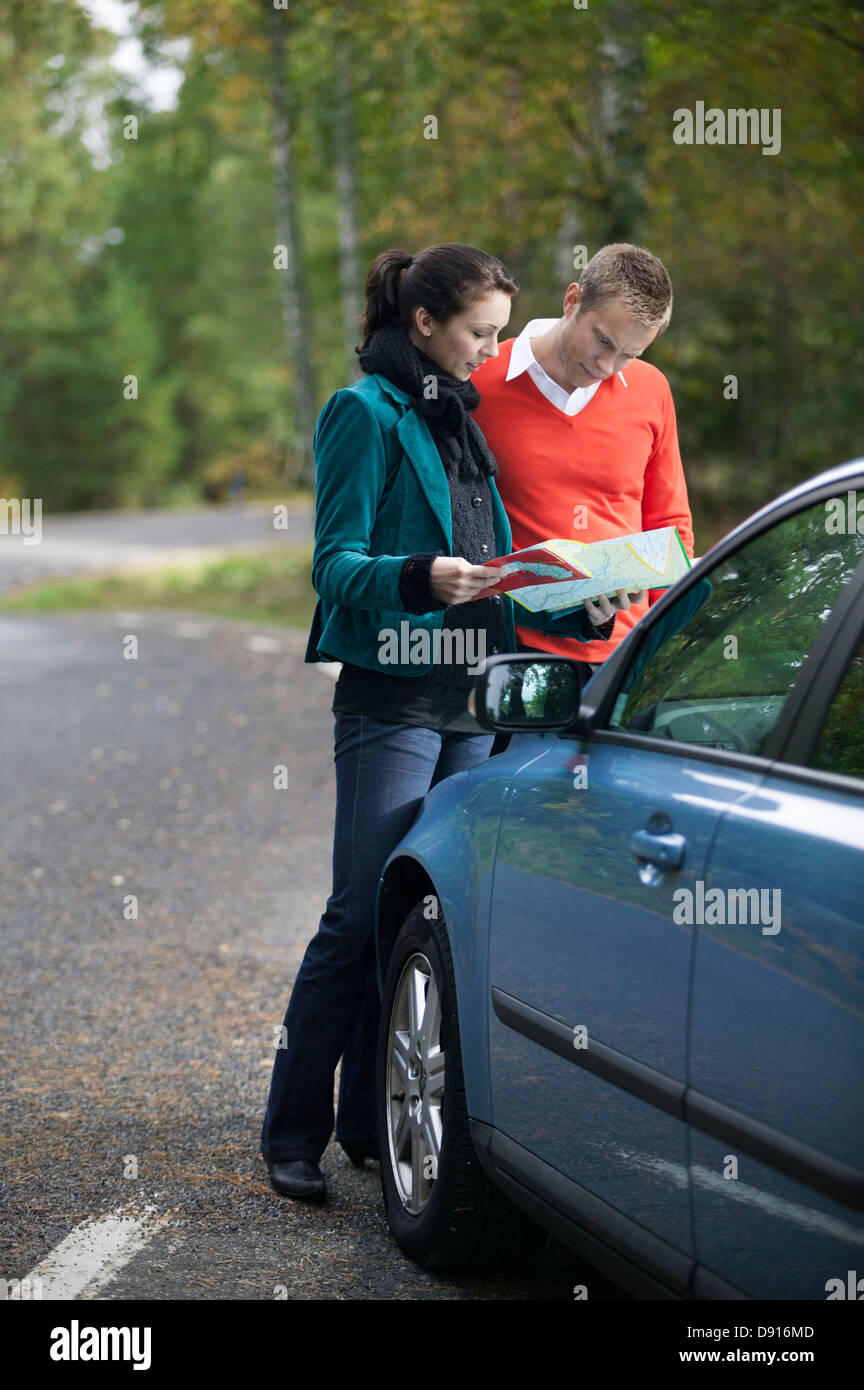 Checking map hi-res stock photography and images - Alamy
