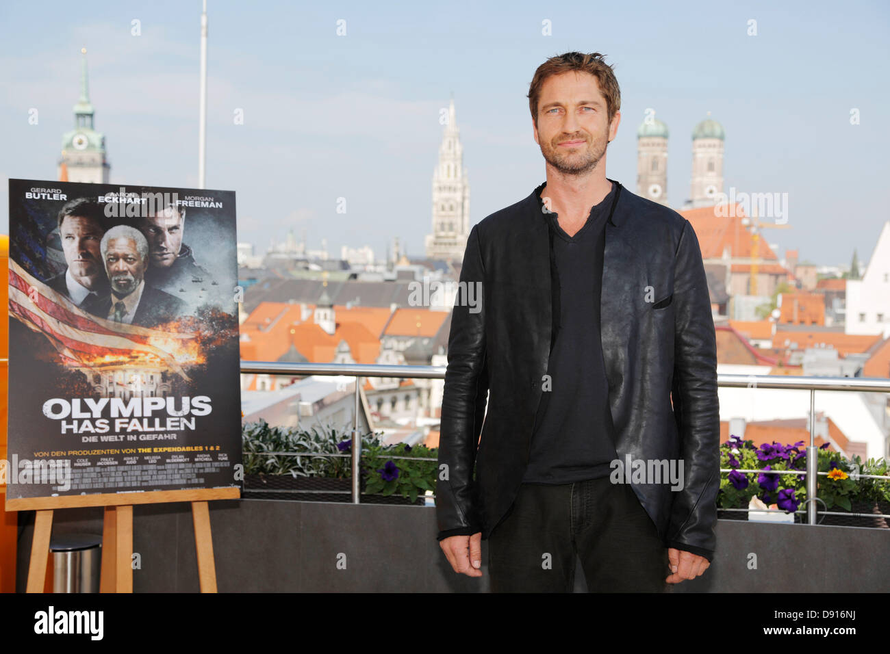 Munich, Germany. June 7, 2013. Actor Gerard Butler poses during the ...