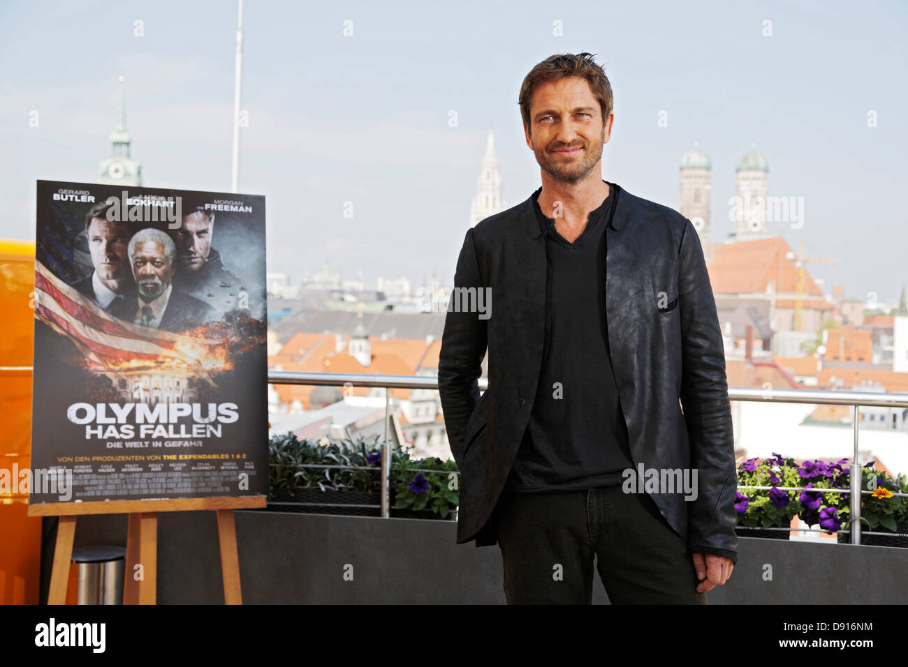Munich, Germany. June 7, 2013. Actor Gerard Butler poses during the ...