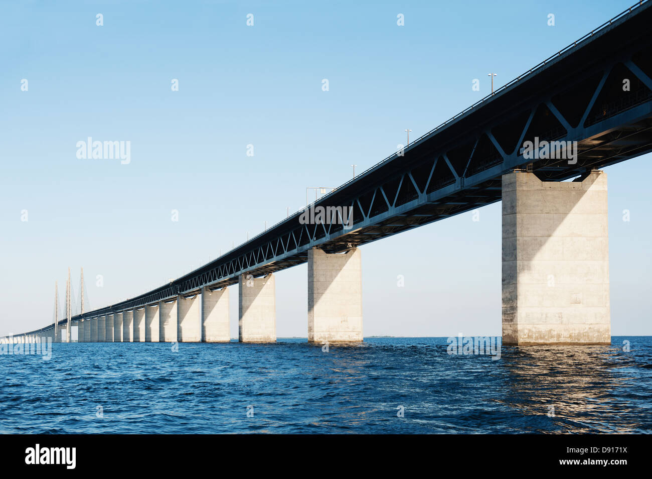 View of Oresund Bridge Stock Photo - Alamy
