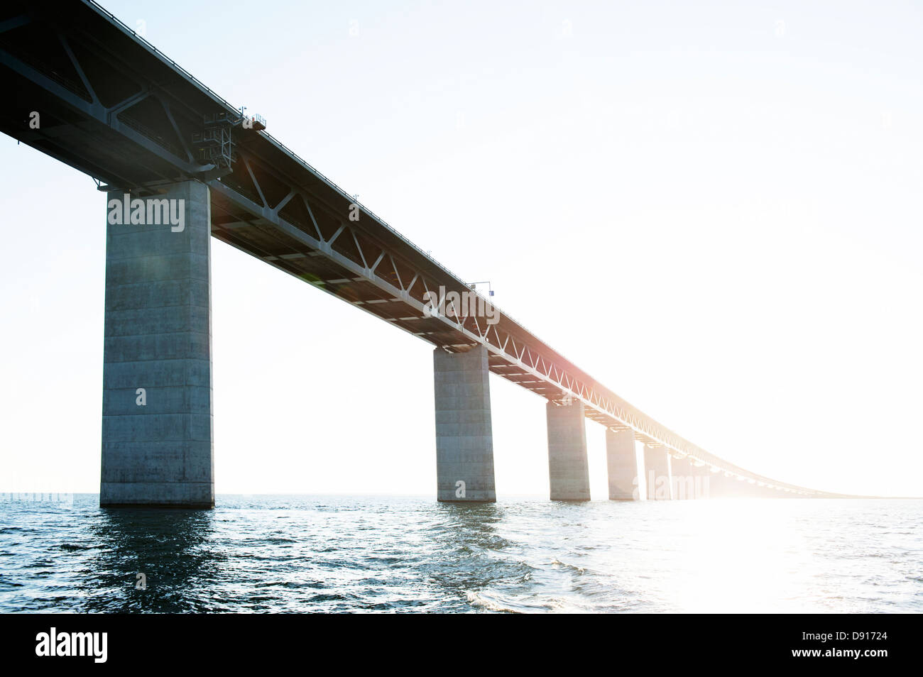 View of Oresund Bridge Stock Photo - Alamy