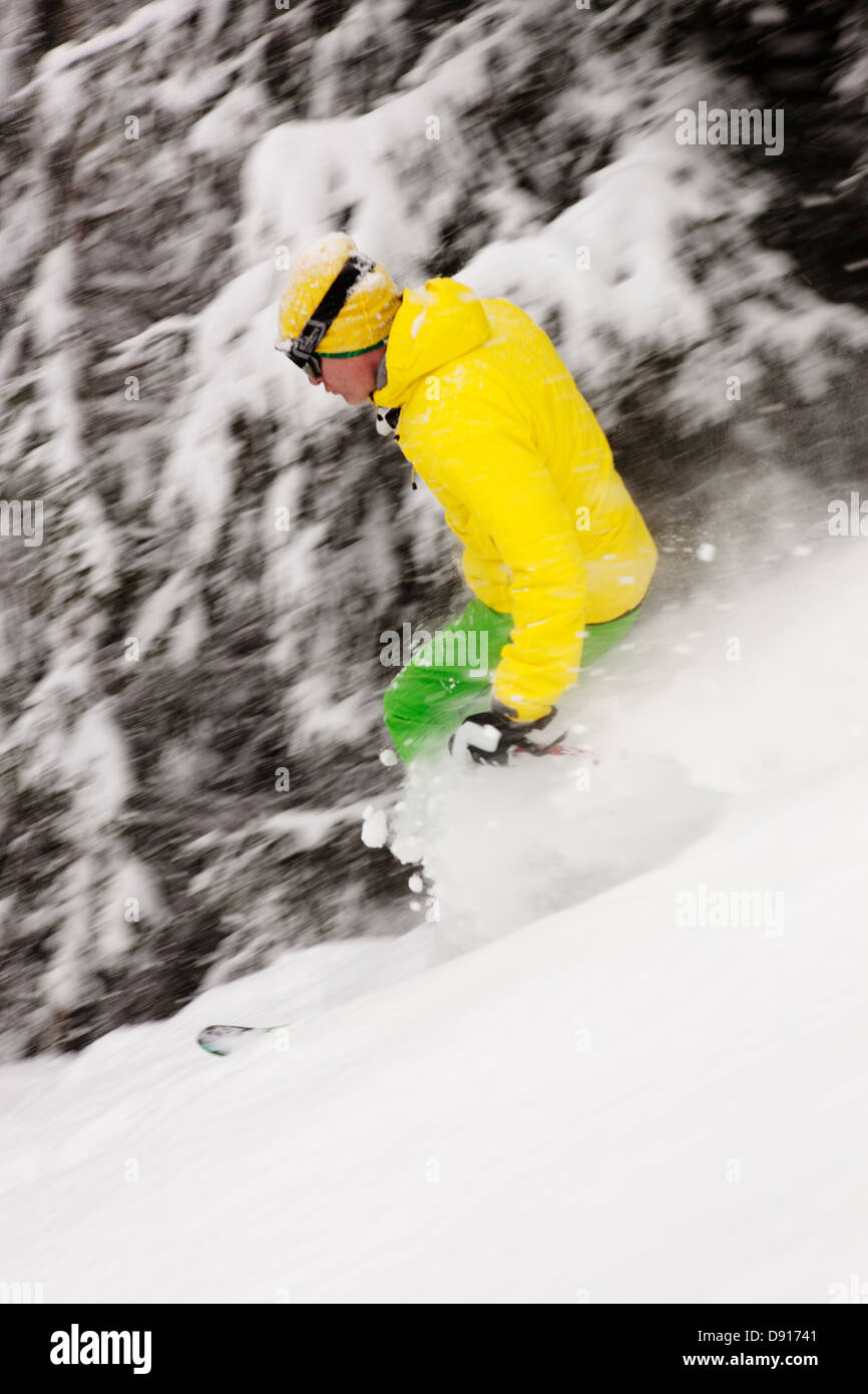 High angle view of person skiing hi-res stock photography and images ...