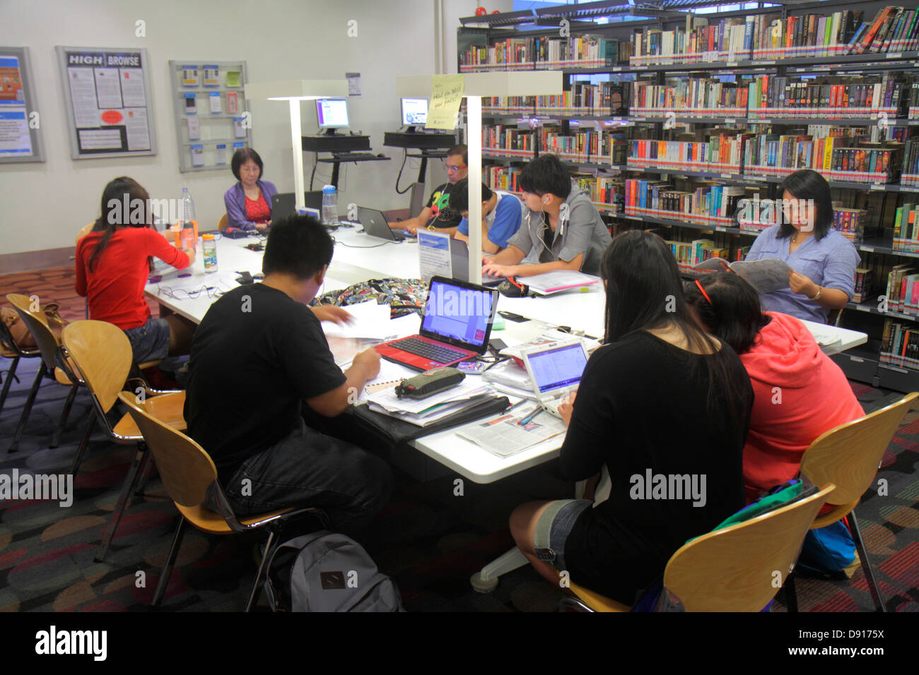 Singapore,Middle Road,National Library,central,public,Asian Asians ...
