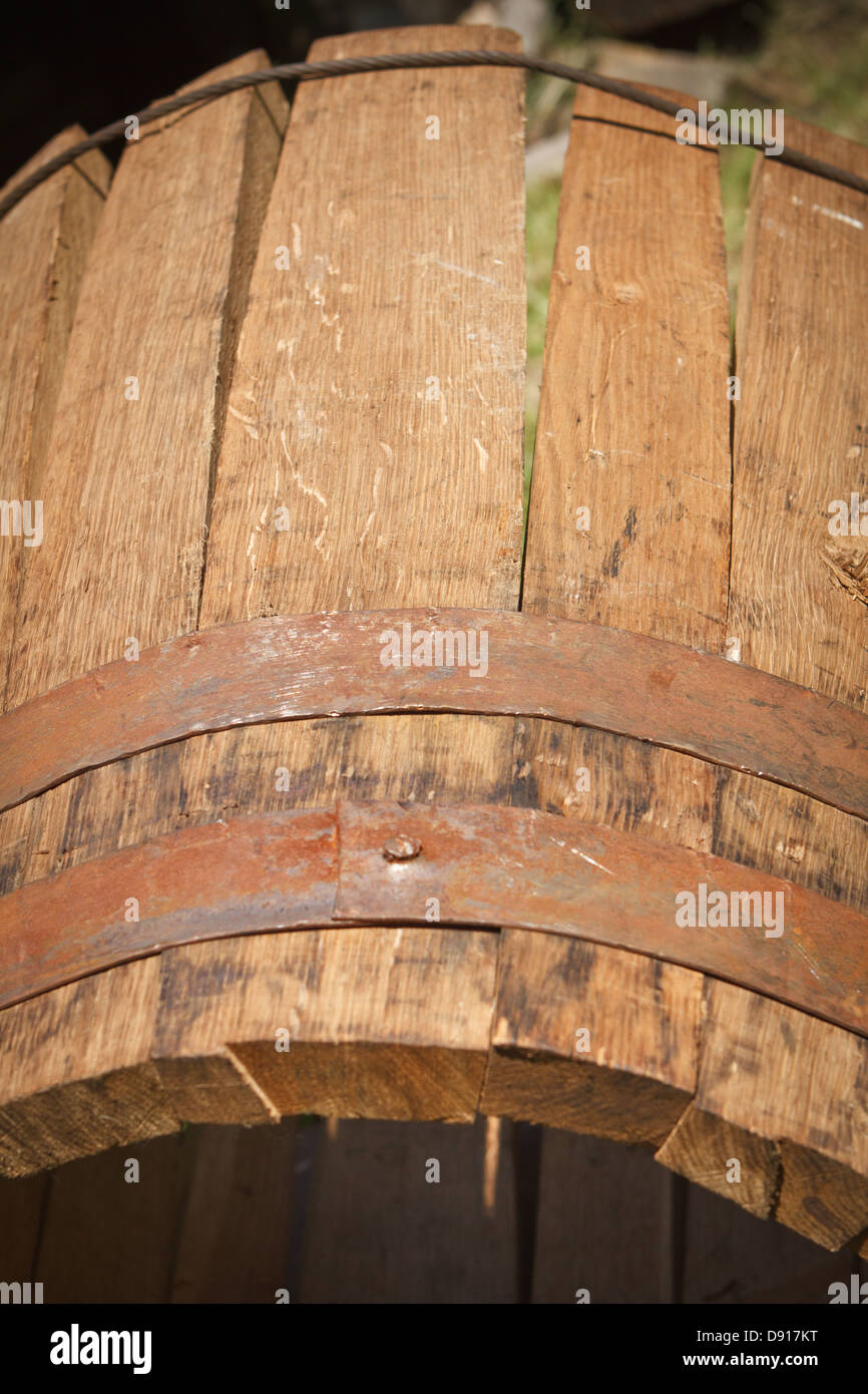 Making barrel closeup Stock Photo - Alamy