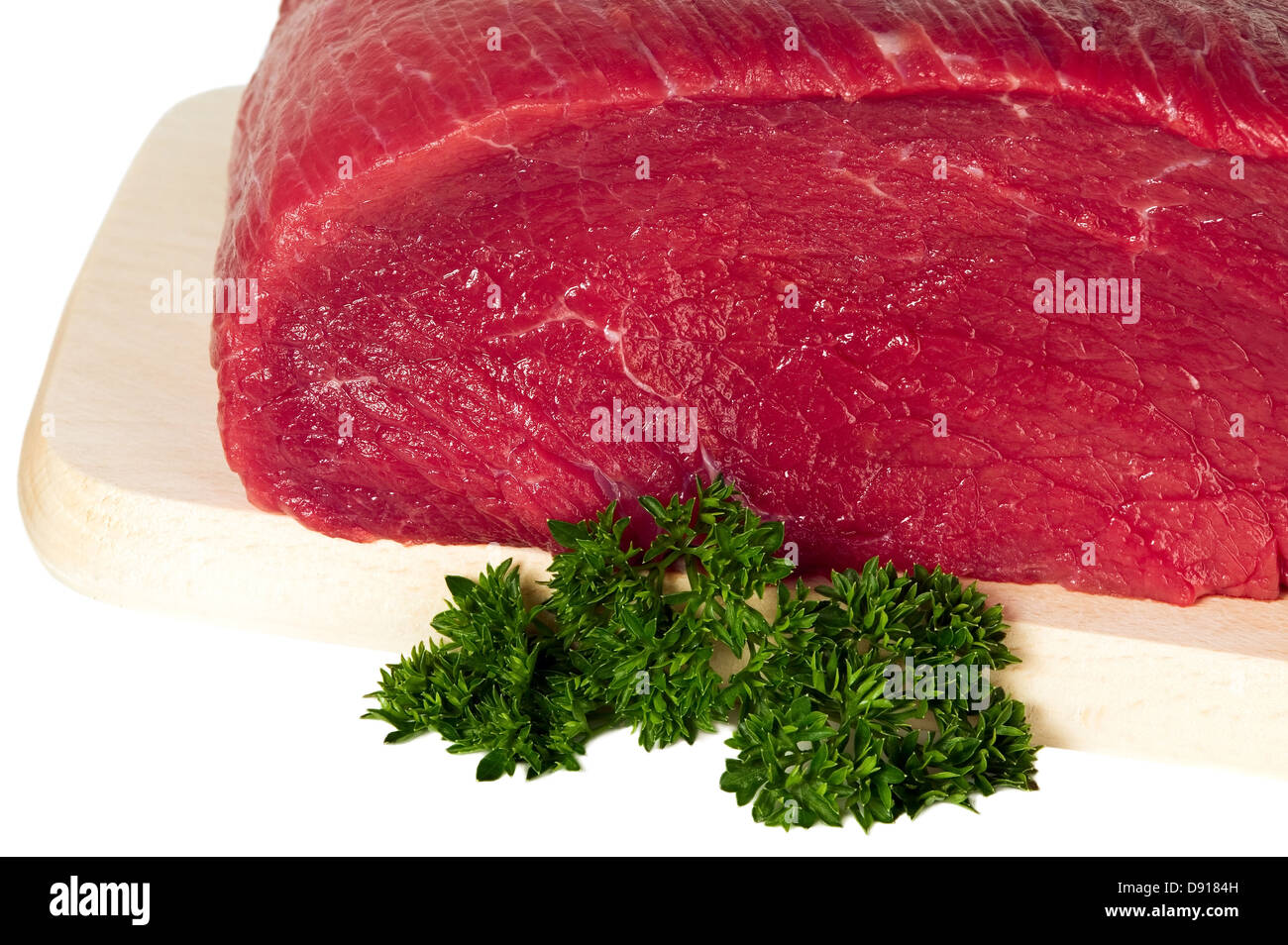Raw sirloin cutting meat hi-res stock photography and images - Alamy