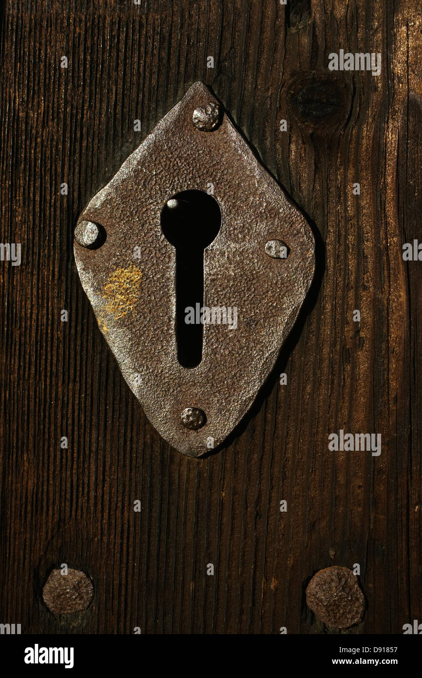 A keyhole, close-up Stock Photo - Alamy