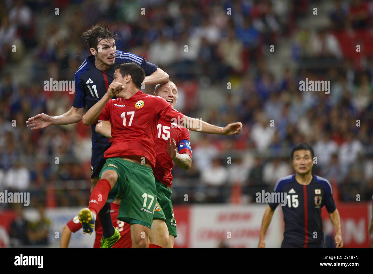 (L-R) Mike Havenaar (JPN), Georgi Milanov, Ivan Ivanov (BUL), MAY 30 ...