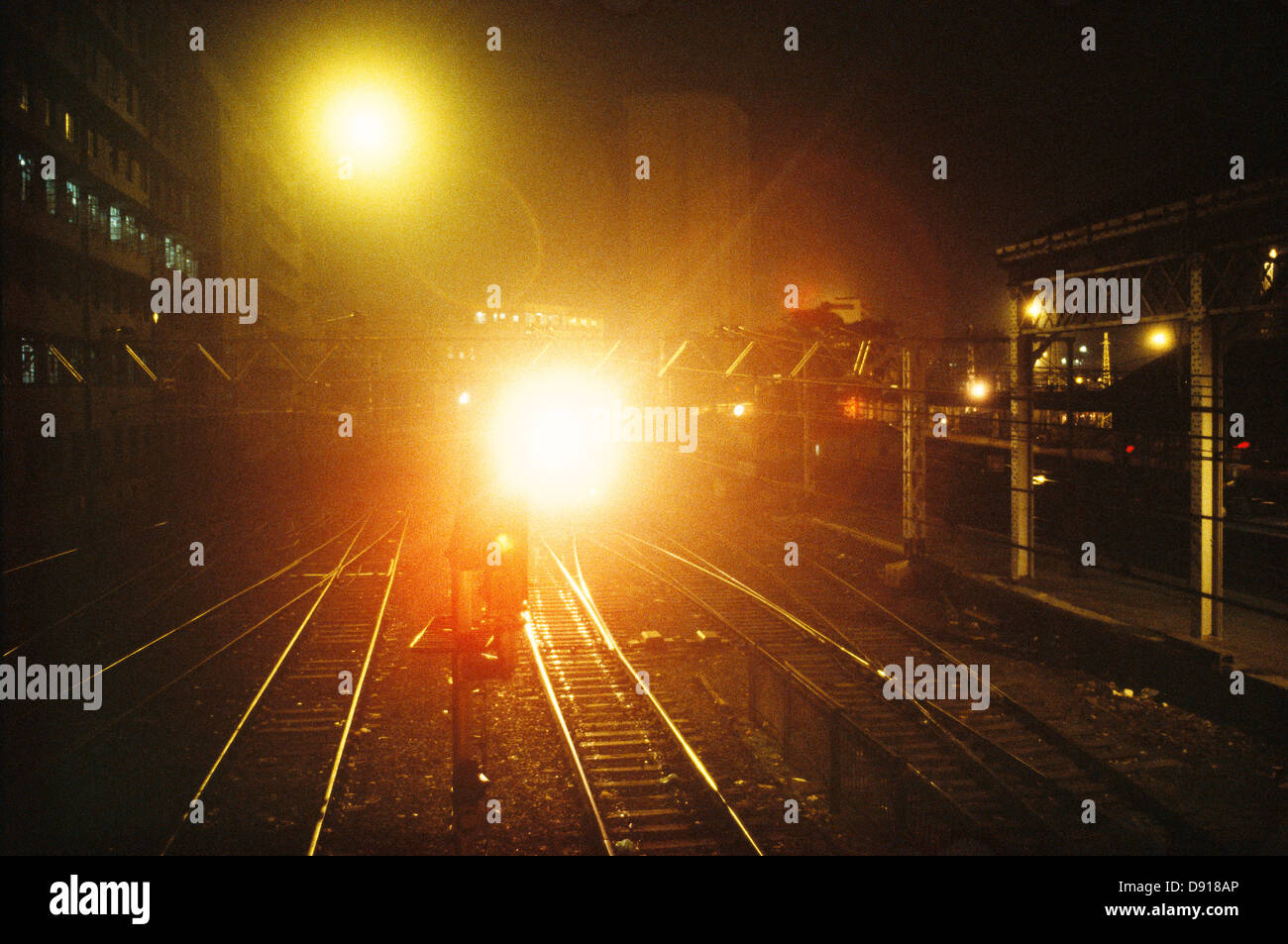Train Photography At Night