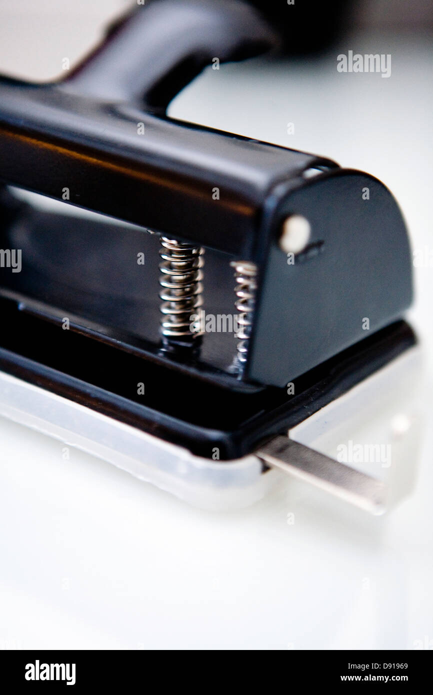A perforator, close-up Stock Photo - Alamy