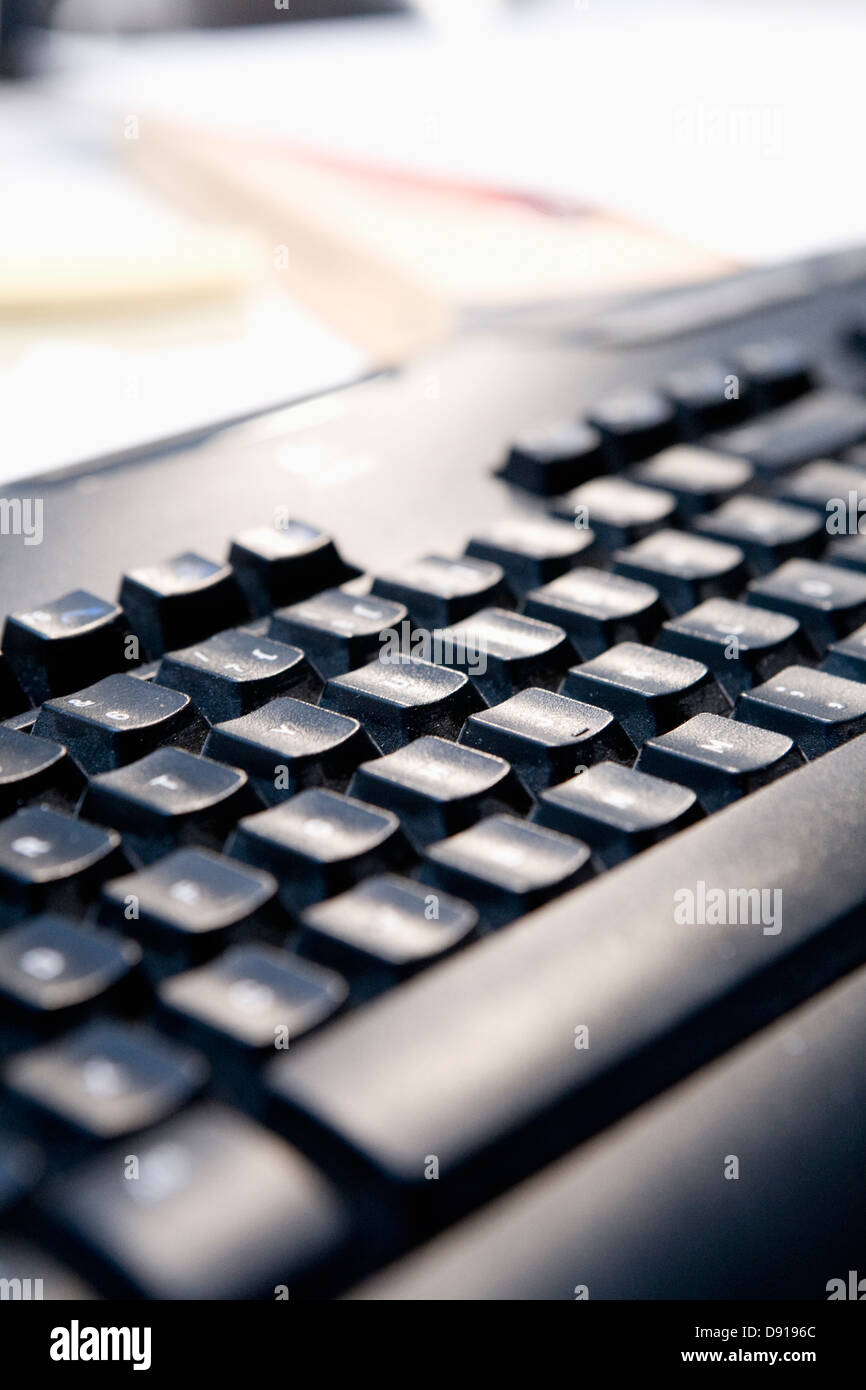 A computer keyboard, close-up Stock Photo - Alamy