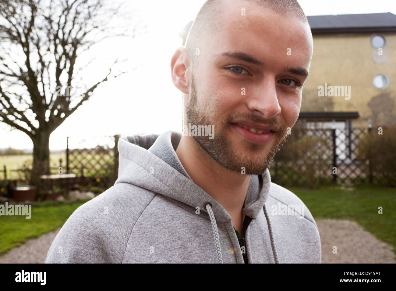 Portrait of a smiling man, Sweden Stock Photo - Alamy