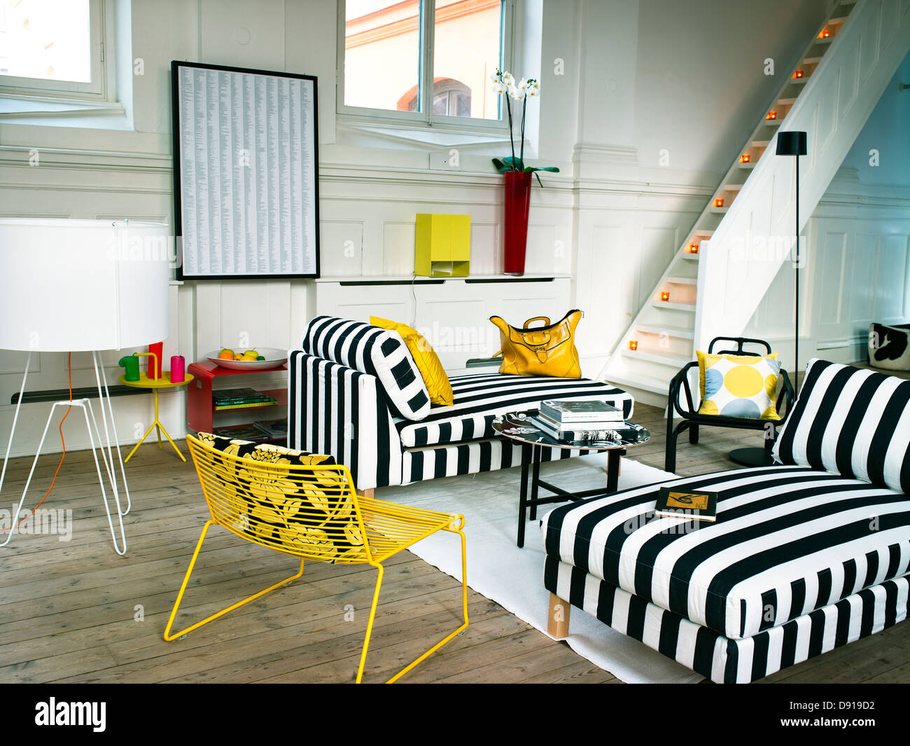A living room, Sweden Stock Photo - Alamy